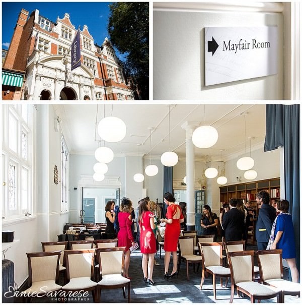 Mayfair Library London Wedding Photographer Westminster